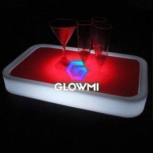 Cordless LED Serving Tray - Glowing Bar/Catering Accessories - Glowmi ...
